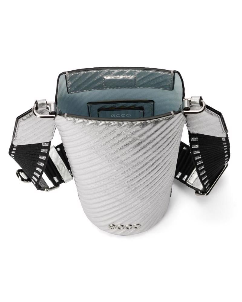 Metalik ECCO Pot Bag Metallic Leather | Ecco