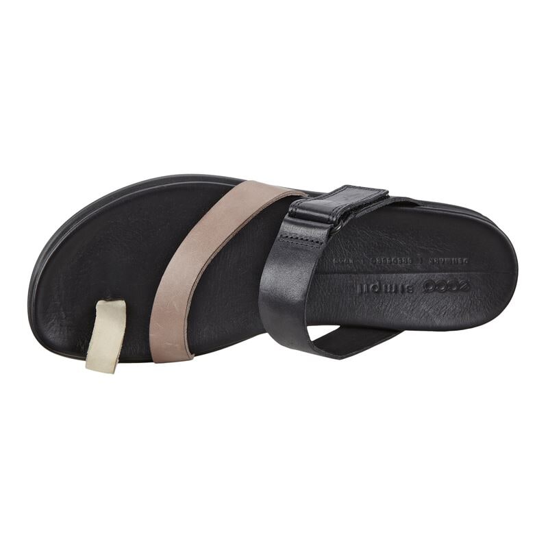ECCO SIMPIL SANDAL LIMESTONE/WOODROSE/BLACK | ECCO® Türkiye